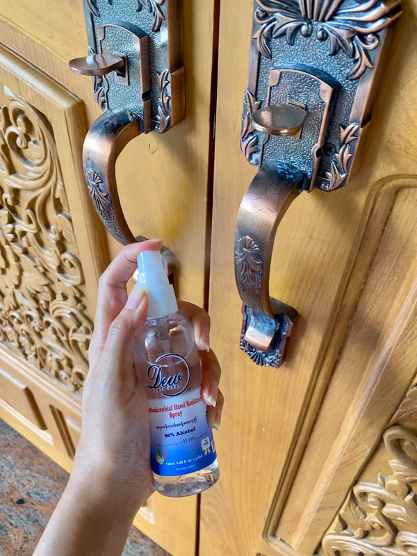 Dew Hand Sanitizer Spray 120ml - MAY YU MART